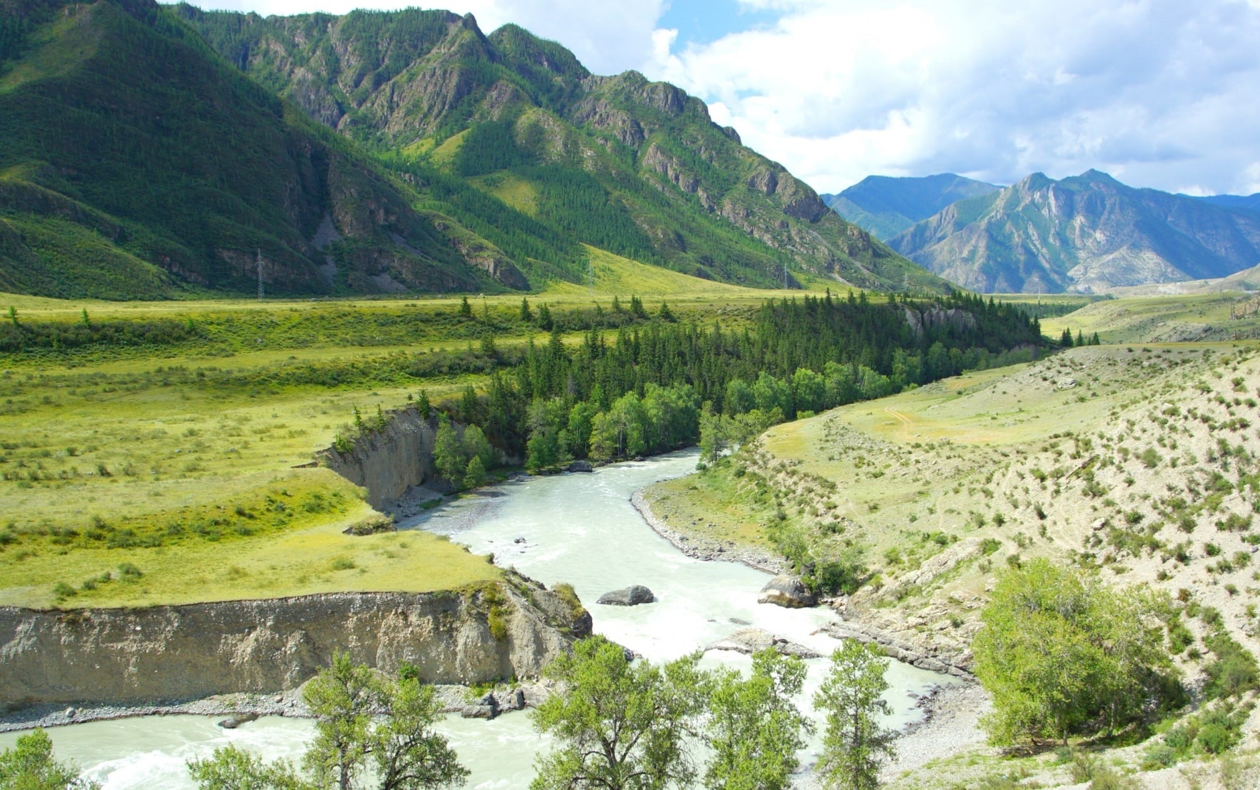 siberia map with surrounding countries
